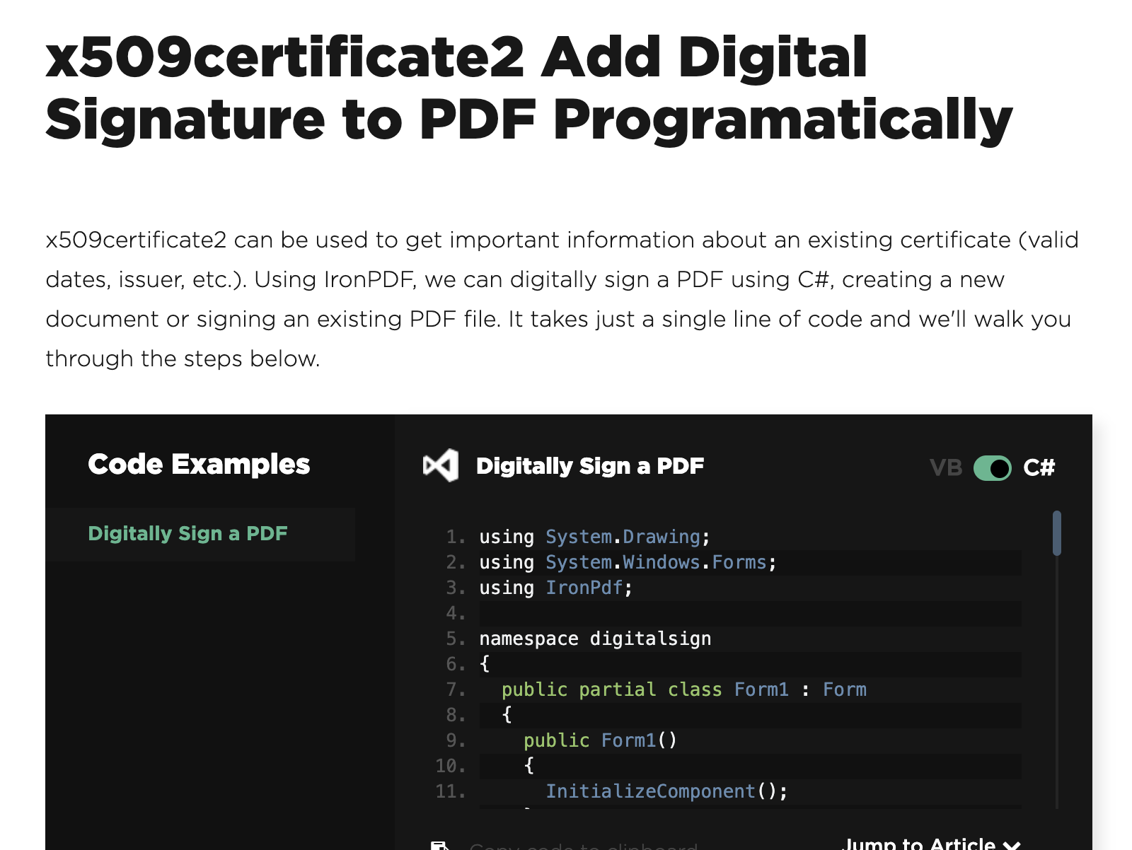 X509certificate2 Add Digital Signature By Add Digital Signature PDF Programmatical Windows 