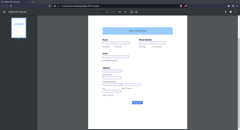 How To Make A PDF Fillable Online Free Tools IronPDF