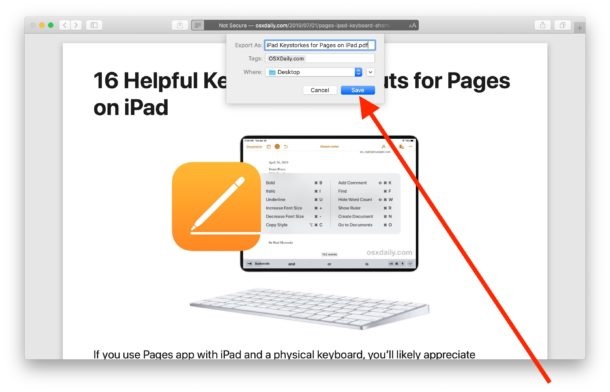 How To Save A Webpage As A PDF On Windows And Mac IronPDF
